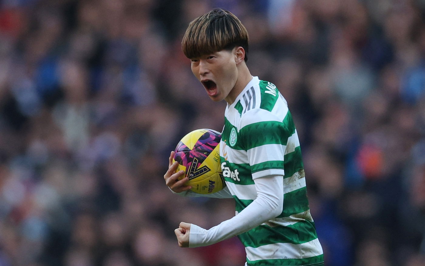 Watch how Kyogo silenced Ibrox with golden goal
