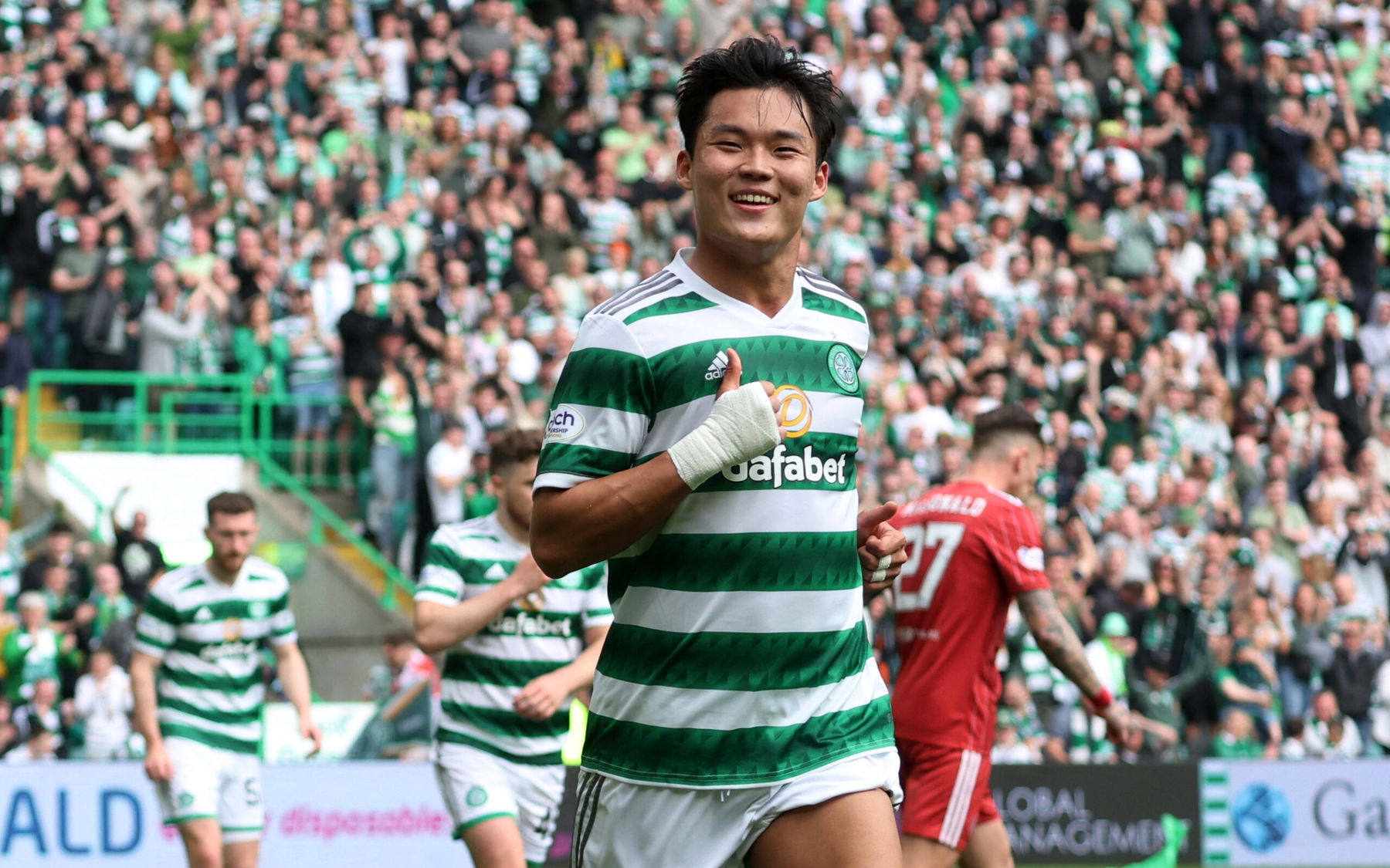 Watch Oh Hyeon-gyu's vital goal clinch Celtic's win over St Mirren