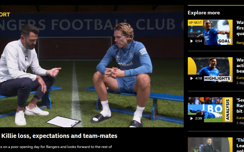 One of our best players- Sportscene host lets it slip over John Souttar ...