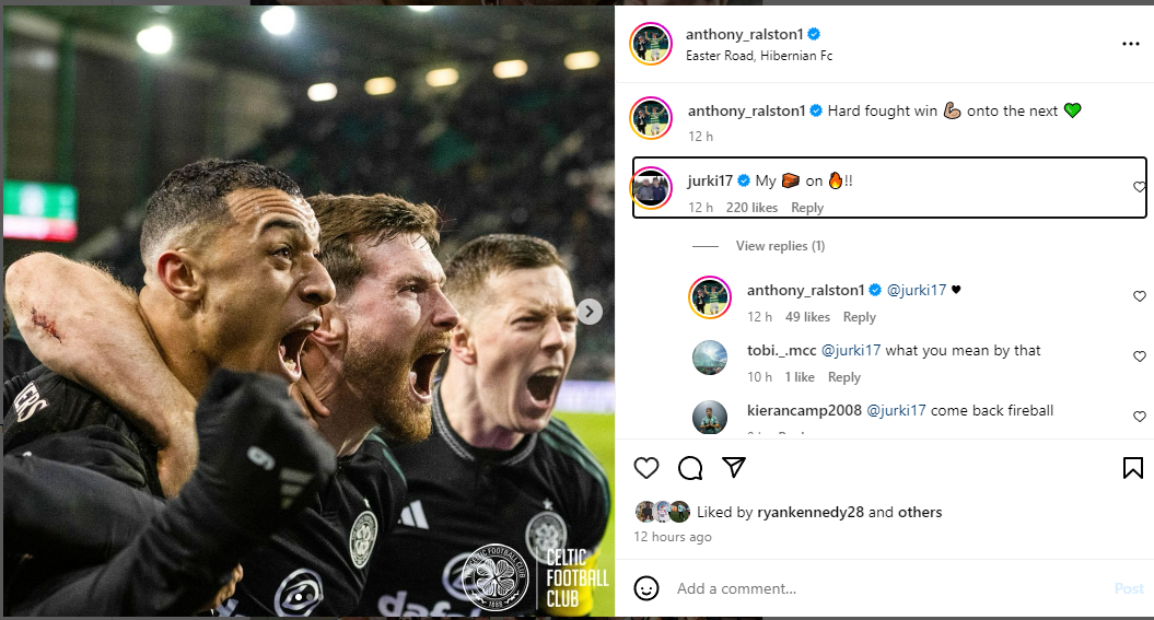 Juranovic shares his Easter Road joy for former team-mate | videocelts.com