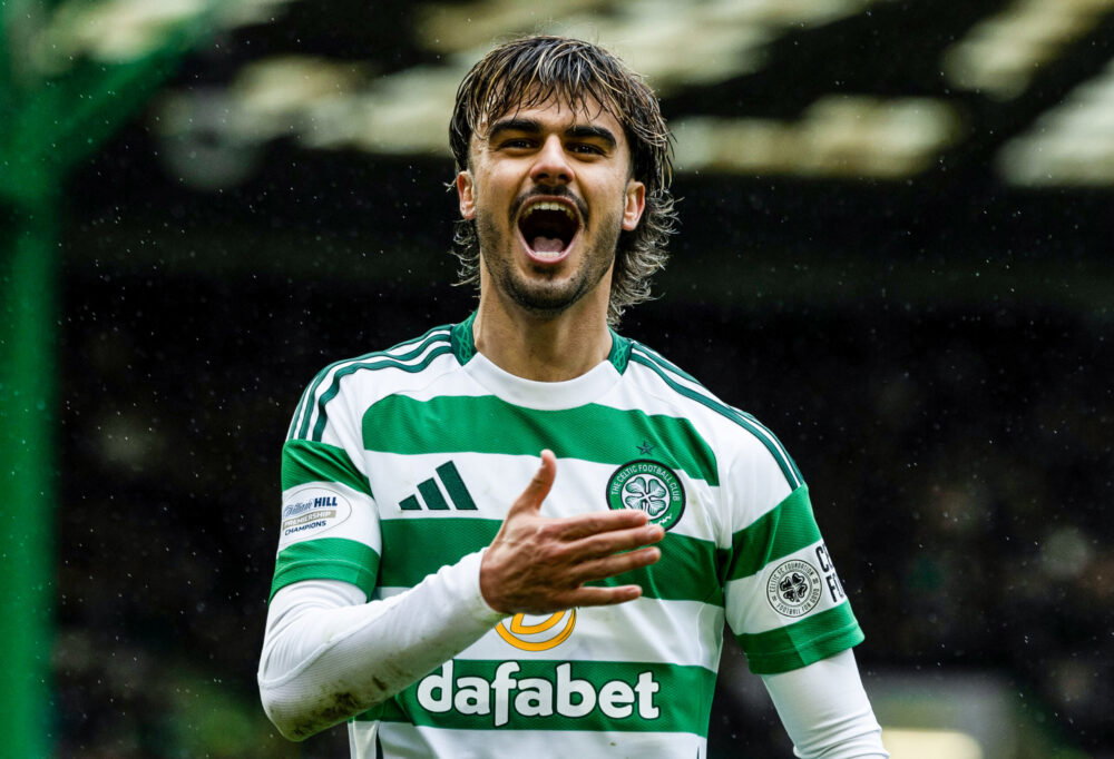 Watch highlights as Celtic beat Hearts 3-0 to close in on title triumph