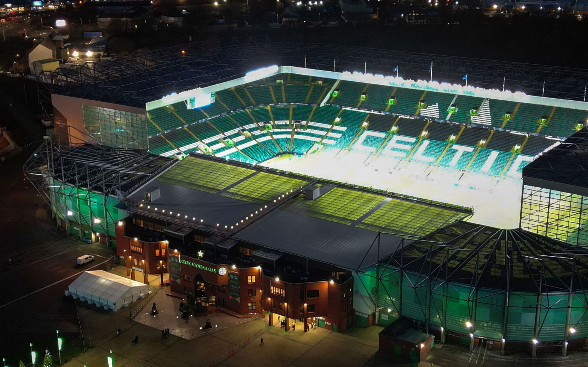 Celtic’s Barrowfield Training Ground drone update