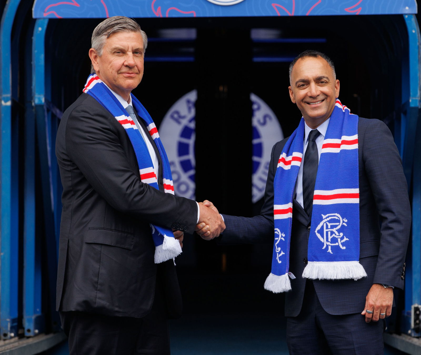 He’s a billionaire! Andrew Cavenagh is given the full Welcome to Ibrox ...