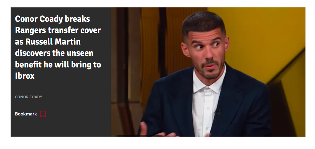 Desperate Record ‘reveals’ breakthrough in Ibrox transfer stalemate ...