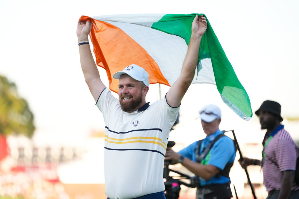 Watch Shane Lowry singing The Fields after winning the Ryder Cup ...